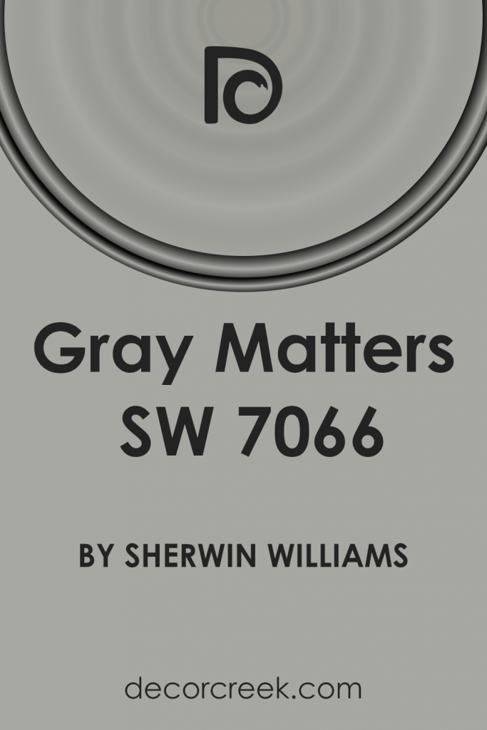 Gray Matters SW 7066 Paint Color by Sherwin Williams - DecorCreek