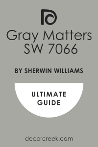 Gray Matters SW 7066 Paint Color by Sherwin Williams - DecorCreek