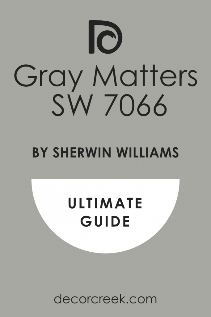 Gray Matters SW 7066 Paint Color by Sherwin Williams - DecorCreek