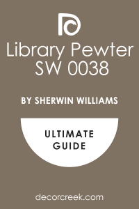 Library Pewter SW 0038 Paint Color by Sherwin Williams - DecorCreek