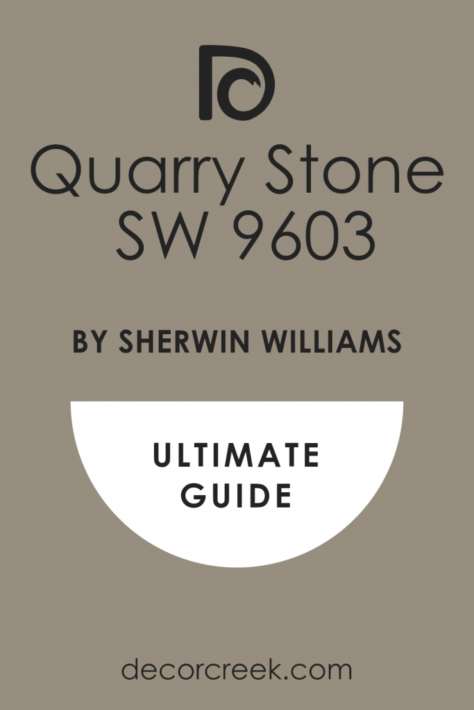 Quarry Stone SW 9603 Paint Color by Sherwin Williams - DecorCreek