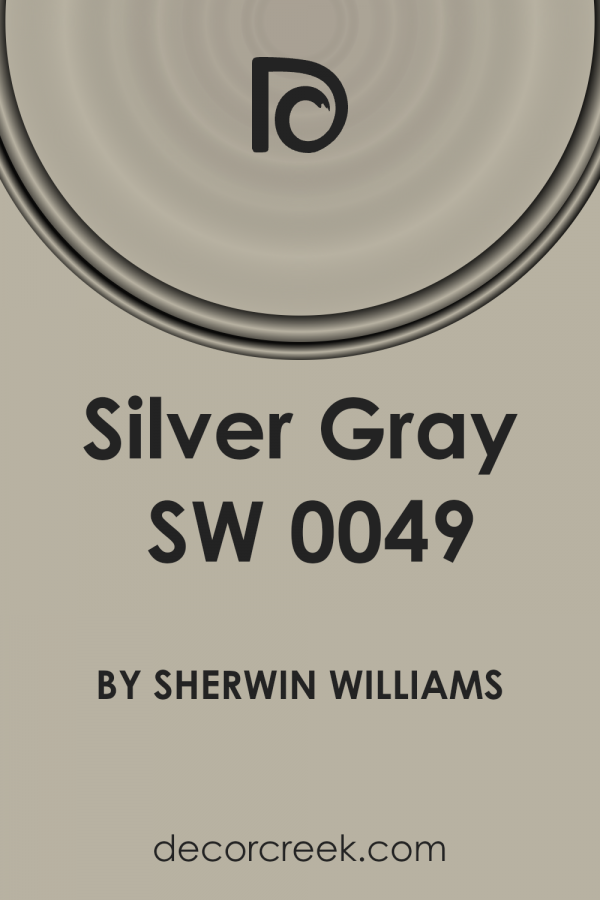 Silver Gray SW 0049 Paint Color by Sherwin Williams - DecorCreek