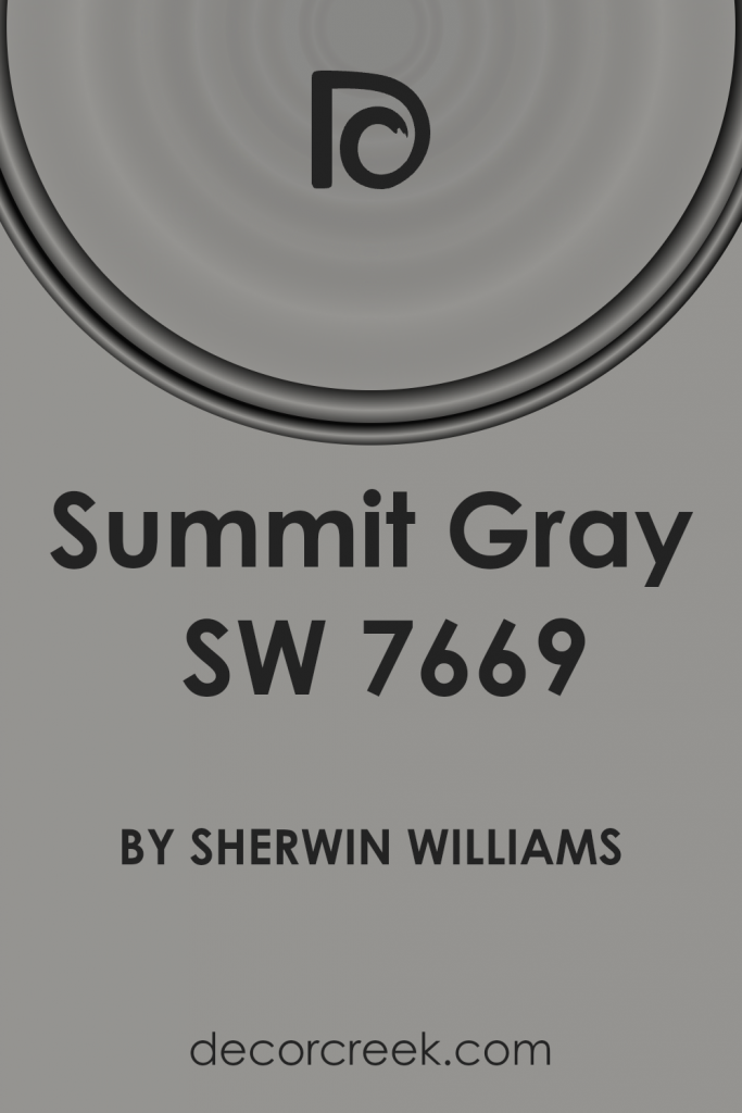 Summit Gray SW 7669 Paint Color by Sherwin Williams - DecorCreek