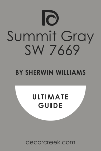 Summit Gray SW 7669 Paint Color by Sherwin Williams - DecorCreek