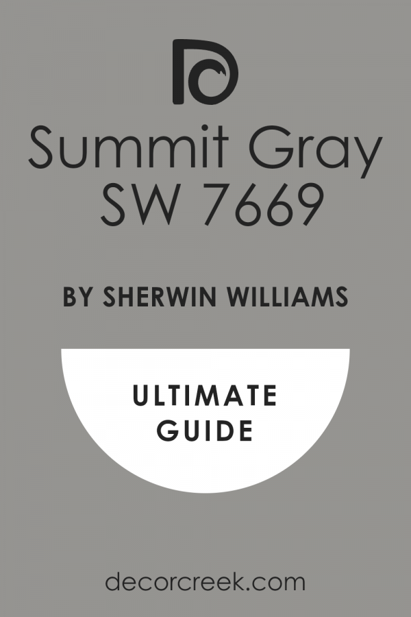 Summit Gray SW 7669 Paint Color by Sherwin Williams - DecorCreek