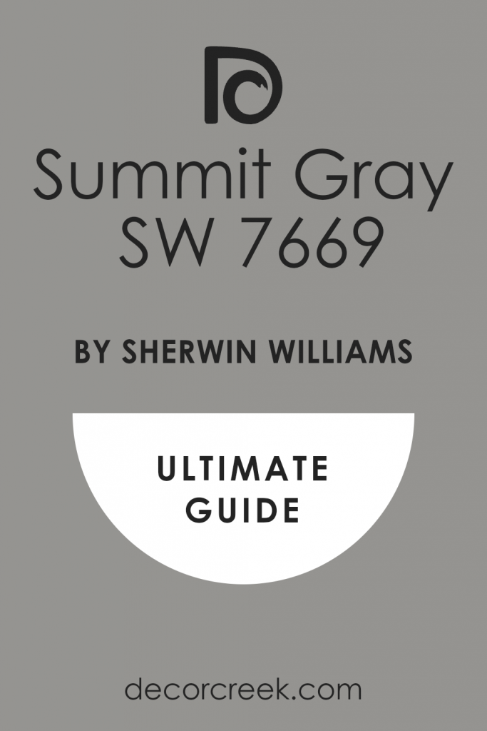 Summit Gray SW 7669 Paint Color by Sherwin Williams - DecorCreek Summit Gray SW 7669 Paint Color by Sherwin Williams - DecorCreek