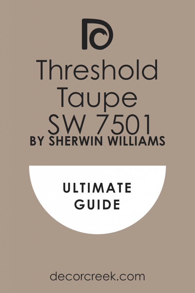 Threshold Taupe SW 7501 Paint Color by Sherwin Williams - DecorCreek