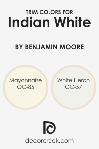 Indian White OC-88 Paint Color by Benjamin Moore - DecorCreek