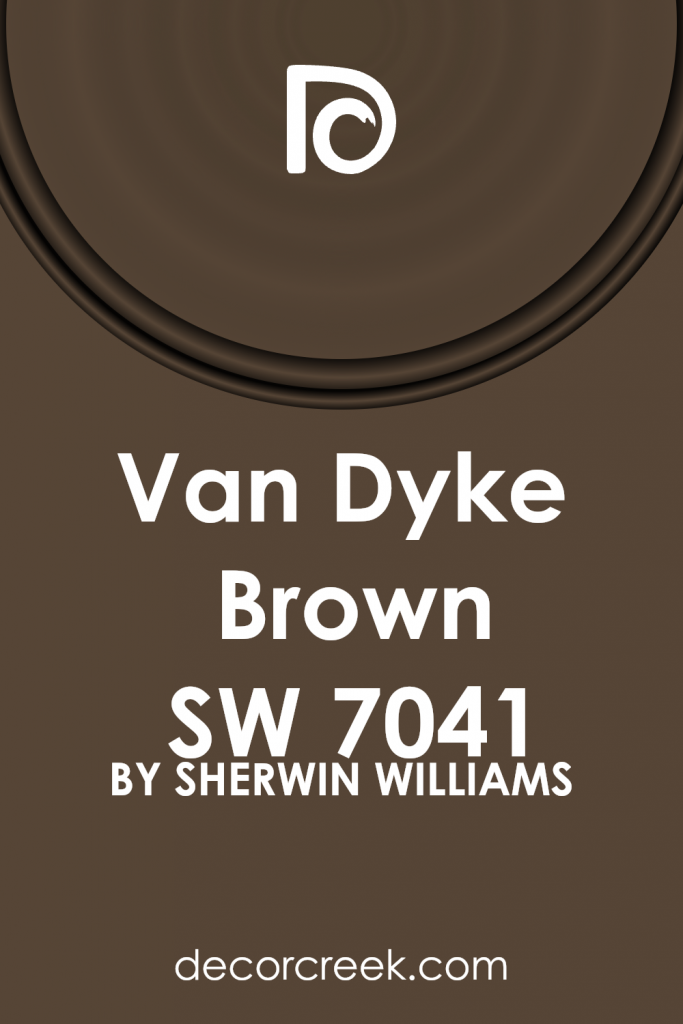 Van Dyke Brown SW 7041 Paint Color by Sherwin Williams - DecorCreek