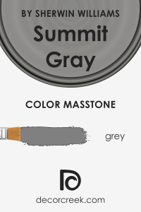 Summit Gray SW 7669 Paint Color by Sherwin Williams - DecorCreek