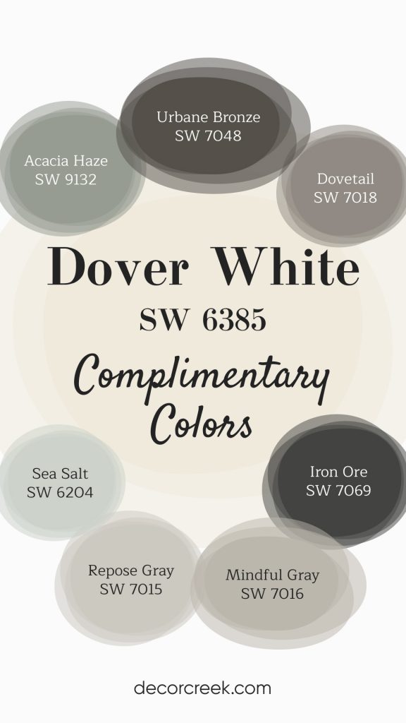 Dover White SW 6385 Paint Color by Sherwin Williams - DecorCreek