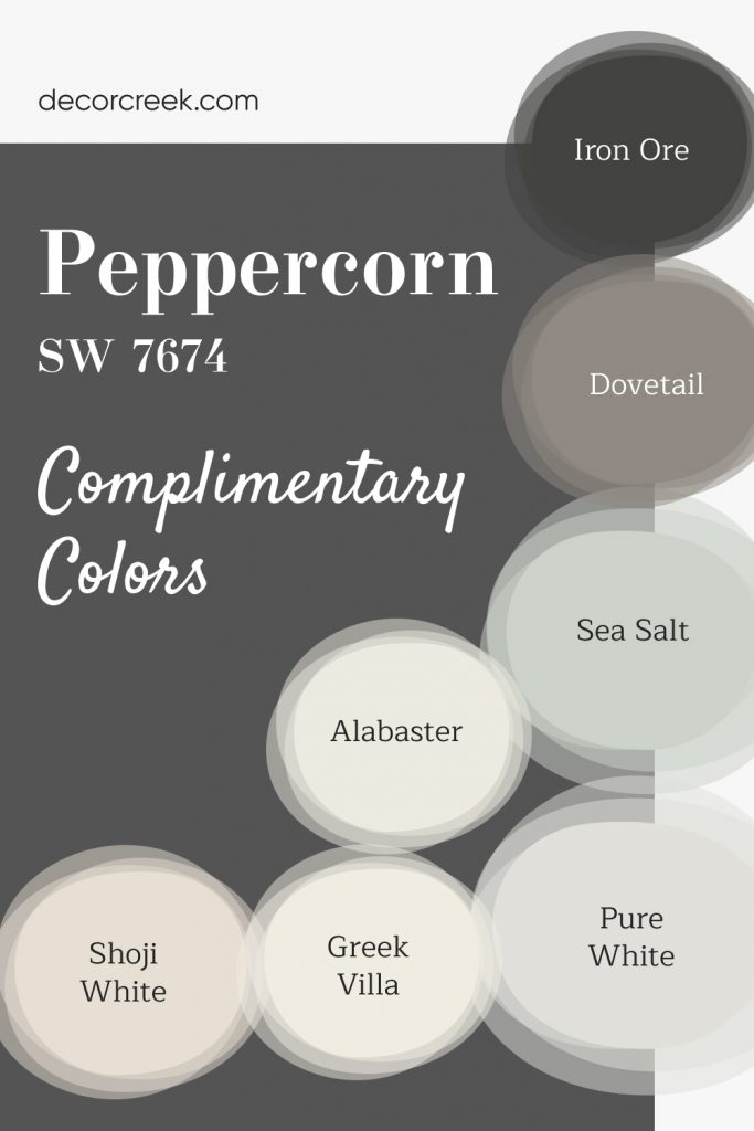 Peppercorn SW 7674 Paint Color by Sherwin Williams - DecorCreek