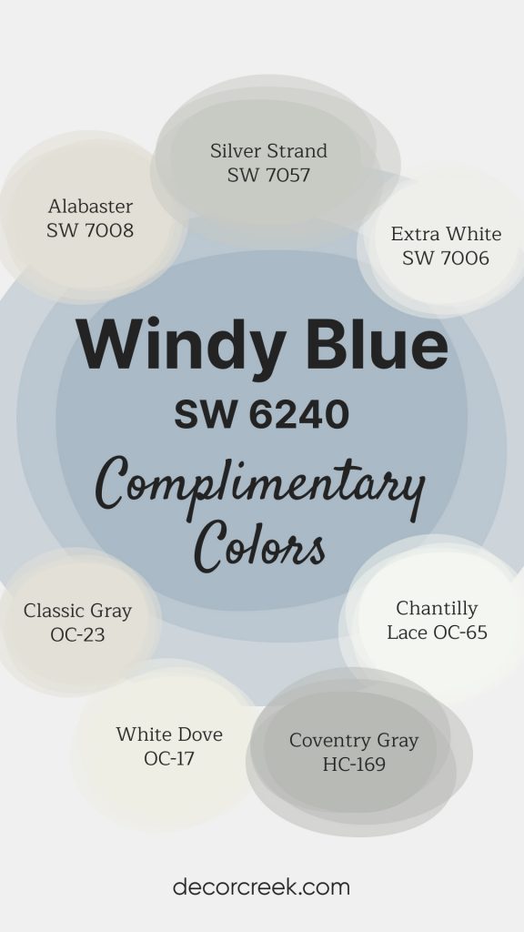 Windy Blue SW-6240 Paint Color by Sherwin-Williams