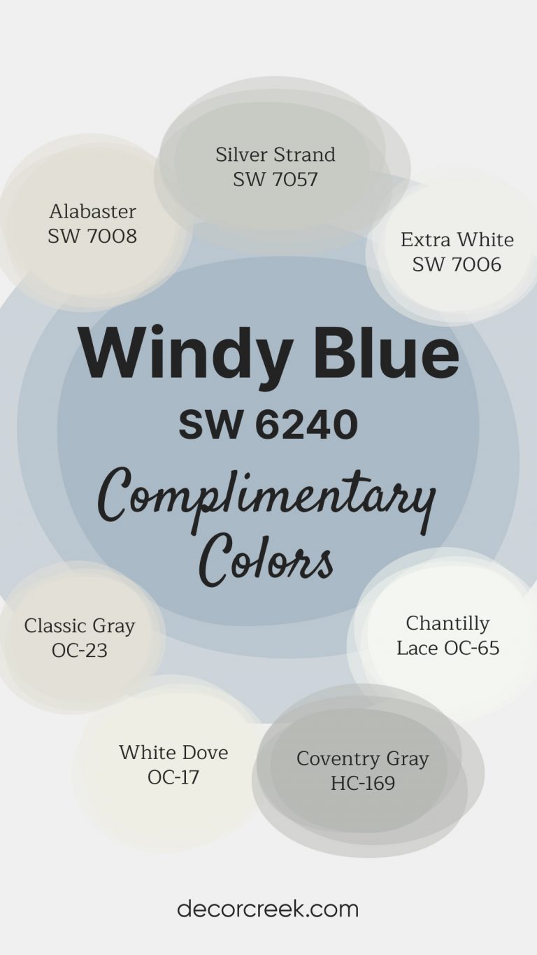 Windy Blue SW-6240 Paint Color by Sherwin-Williams