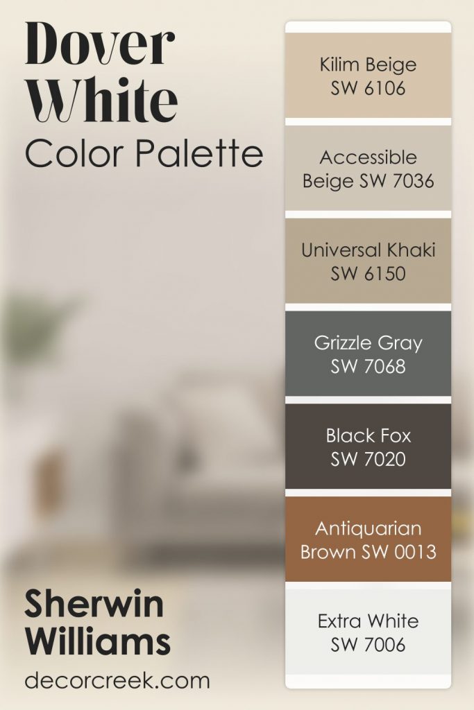 Dover White SW 6385 Paint Color by Sherwin Williams - DecorCreek