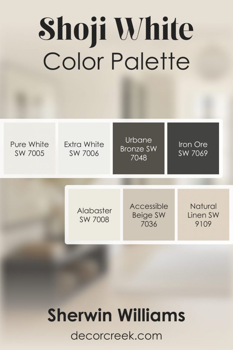 Shoji White SW 7042 Paint Color by Sherwin Williams - DecorCreek