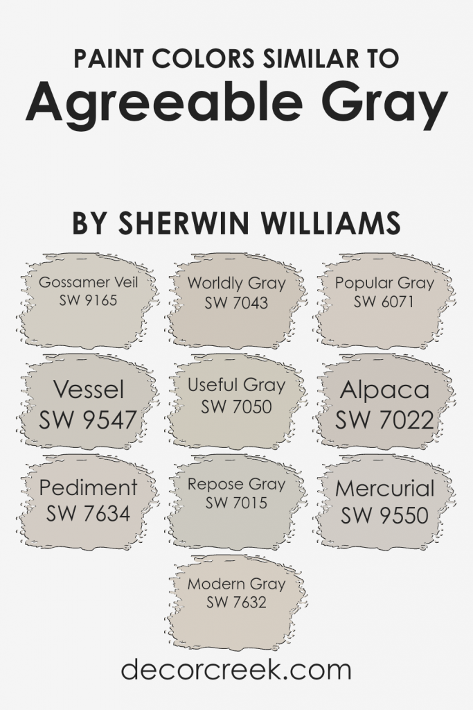 Agreeable Gray SW 7029 Paint Color by Sherwin Williams - DecorCreek