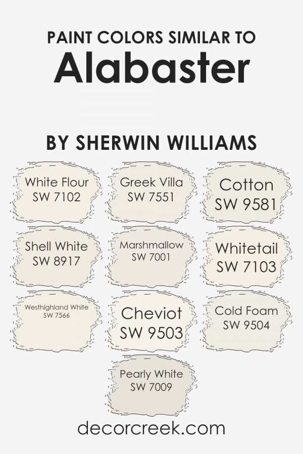 Alabaster SW 7008 Paint Color by Sherwin Williams - DecorCreek