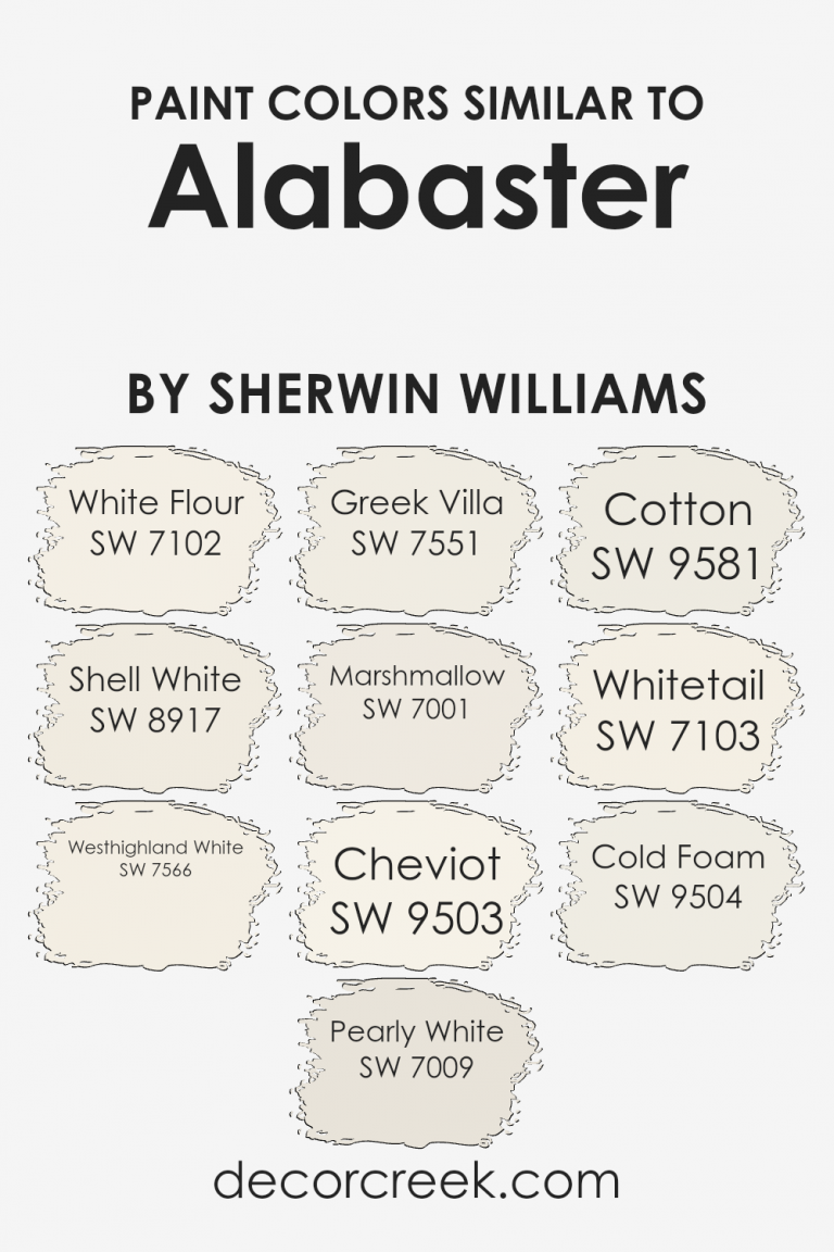 Alabaster SW 7008 Paint Color by Sherwin Williams - DecorCreek
