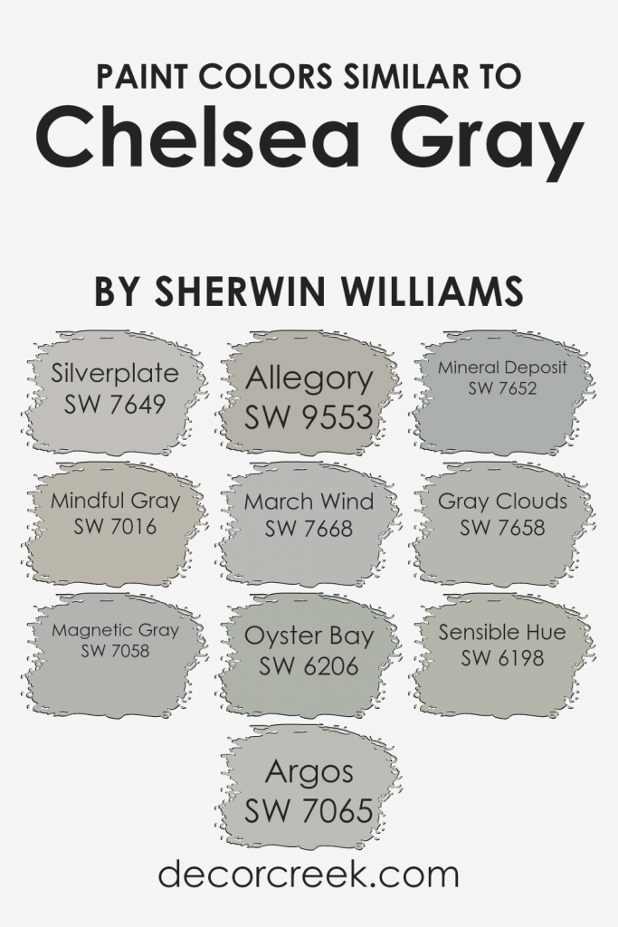 Chelsea Gray SW 2850 Paint Color by Sherwin Williams - DecorCreek