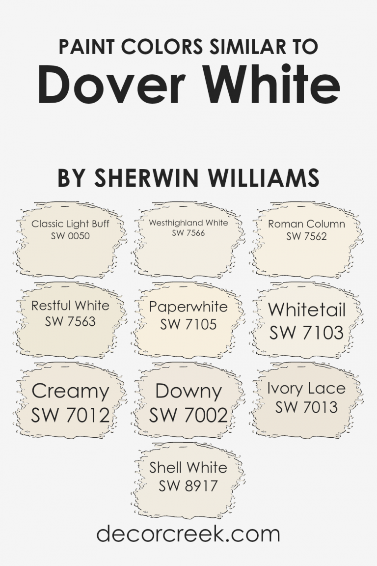 Dover White SW 6385 Paint Color by Sherwin Williams - DecorCreek