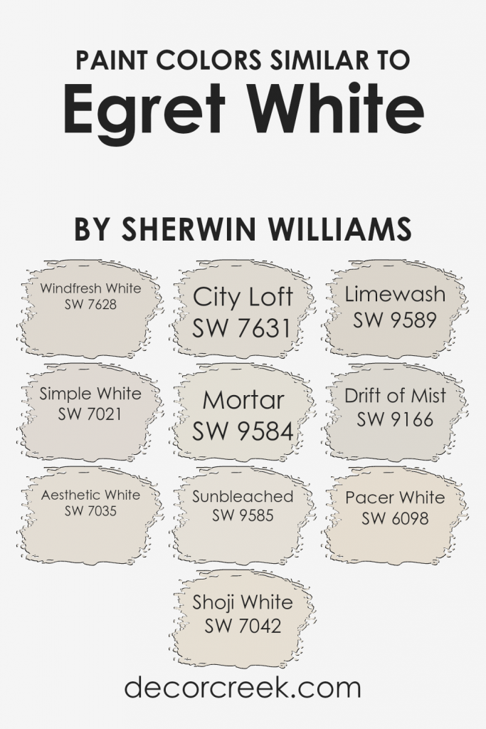 Egret White SW 7570 Paint Color by Sherwin Williams - DecorCreek Egret White SW 7570 Paint Color by Sherwin Williams - DecorCreek