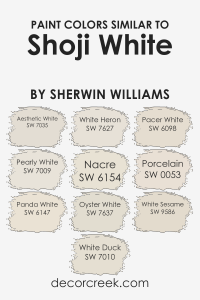 Shoji White SW 7042 Paint Color by Sherwin Williams - DecorCreek