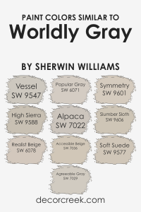 Worldly Gray SW 7043 Paint Color by Sherwin Williams - DecorCreek
