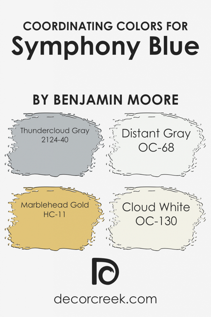 Symphony Blue 2060-10 Paint Color by Benjamin Moore - DecorCreek