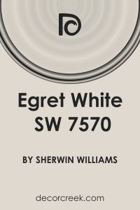 Egret White SW 7570 Paint Color by Sherwin Williams - DecorCreek