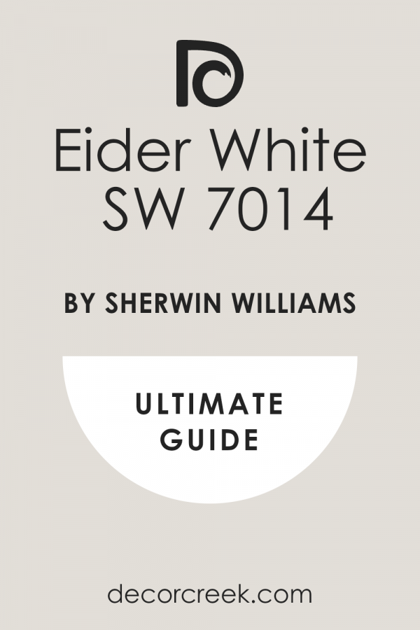 Eider White SW 7014 Paint Color by Sherwin Williams - DecorCreek