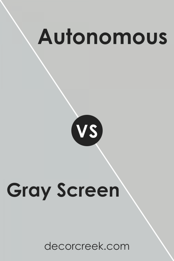 Gray Screen SW 7071 Paint Color by Sherwin Williams - DecorCreek