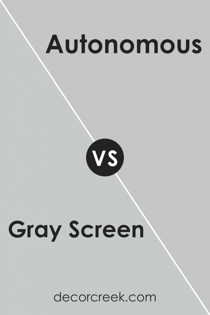 Gray Screen SW 7071 Paint Color by Sherwin Williams - DecorCreek