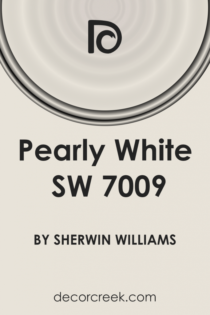 Pearly White SW 7009 Paint Color by Sherwin Williams - DecorCreek