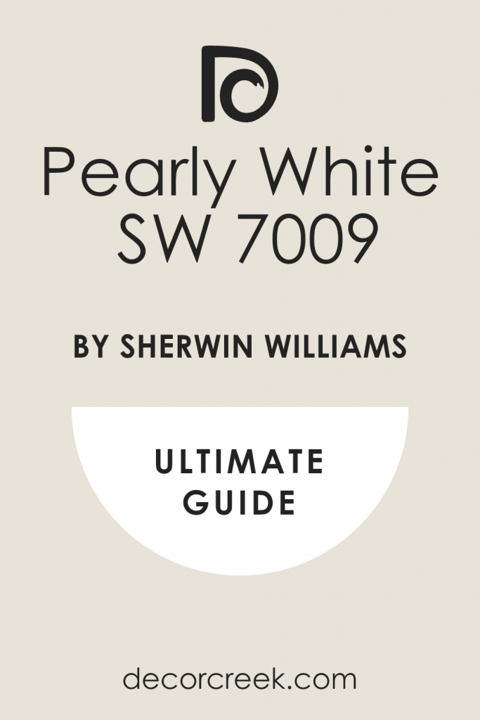 Pearly White SW 7009 Paint Color by Sherwin Williams - DecorCreek