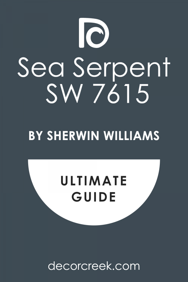 Sea Serpent SW 7615 Paint Color by Sherwin Williams - DecorCreek