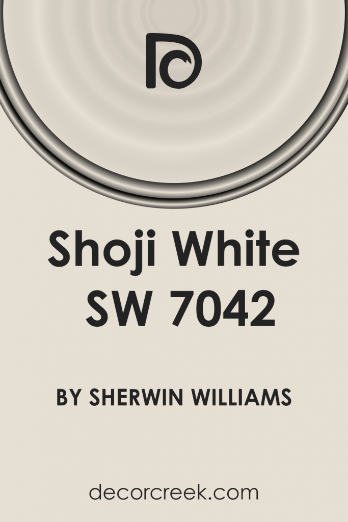 Shoji White SW 7042 Paint Color by Sherwin Williams - DecorCreek