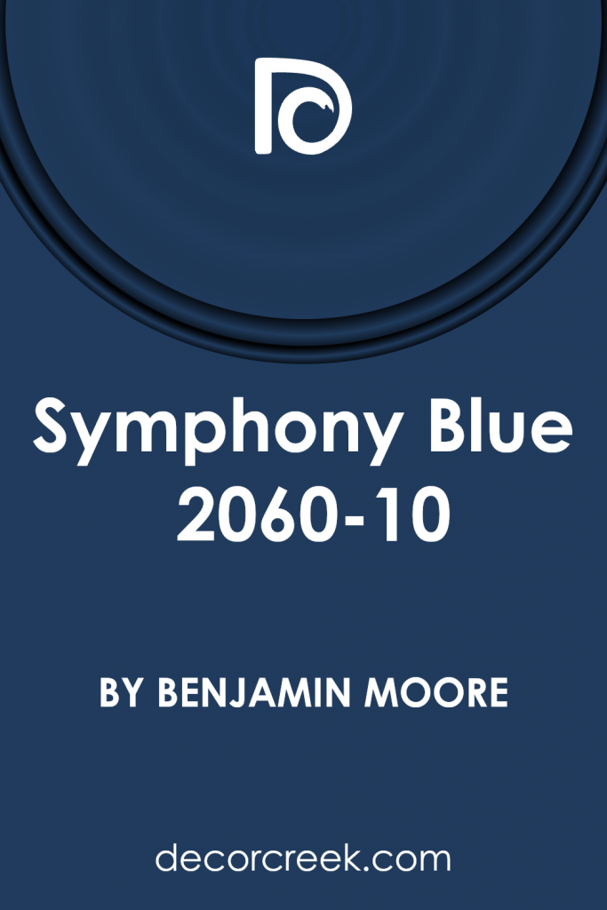 Symphony Blue 2060-10 Paint Color by Benjamin Moore - DecorCreek