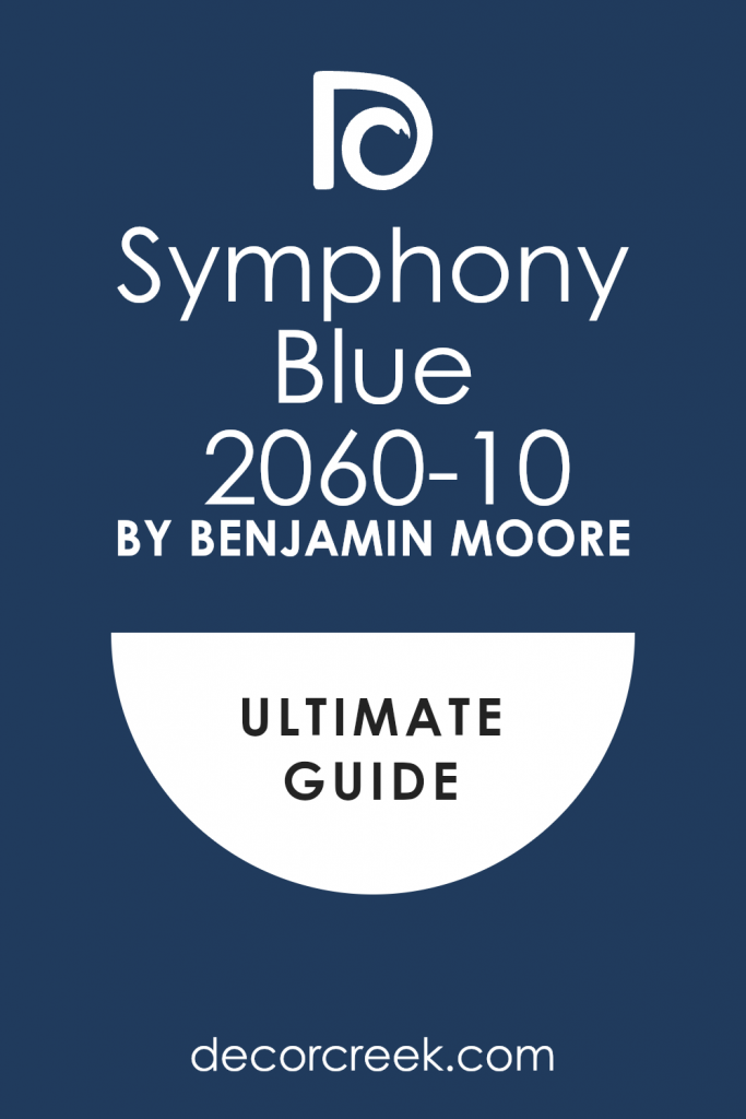 Symphony Blue 2060-10 Paint Color by Benjamin Moore - DecorCreek