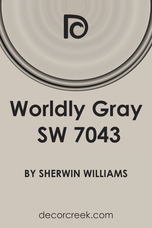 Worldly Gray SW 7043 Paint Color by Sherwin Williams - DecorCreek