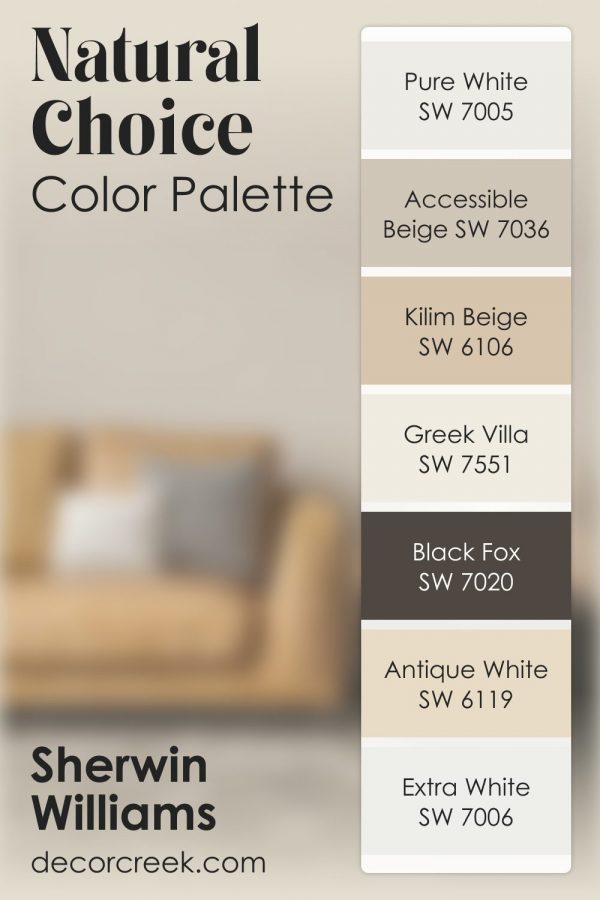Natural Choice SW 7011 Paint Color by Sherwin Williams - DecorCreek