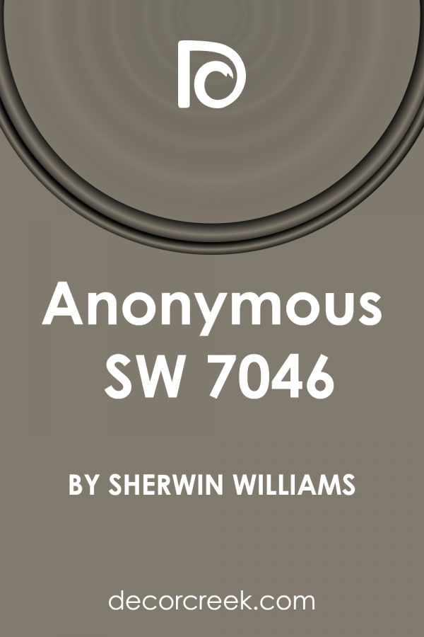 Anonymous SW 7046 Paint Color by Sherwin Williams - DecorCreek