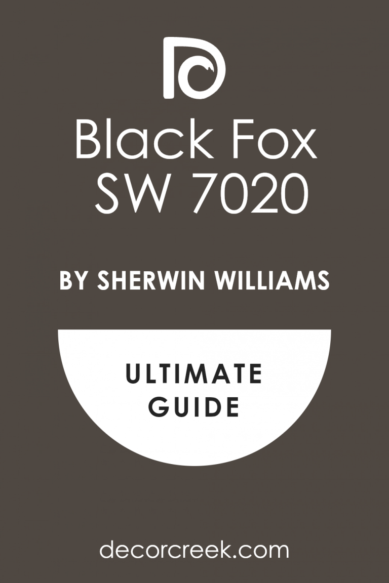 Black Fox SW 7020 Paint Color by Sherwin Williams - DecorCreek