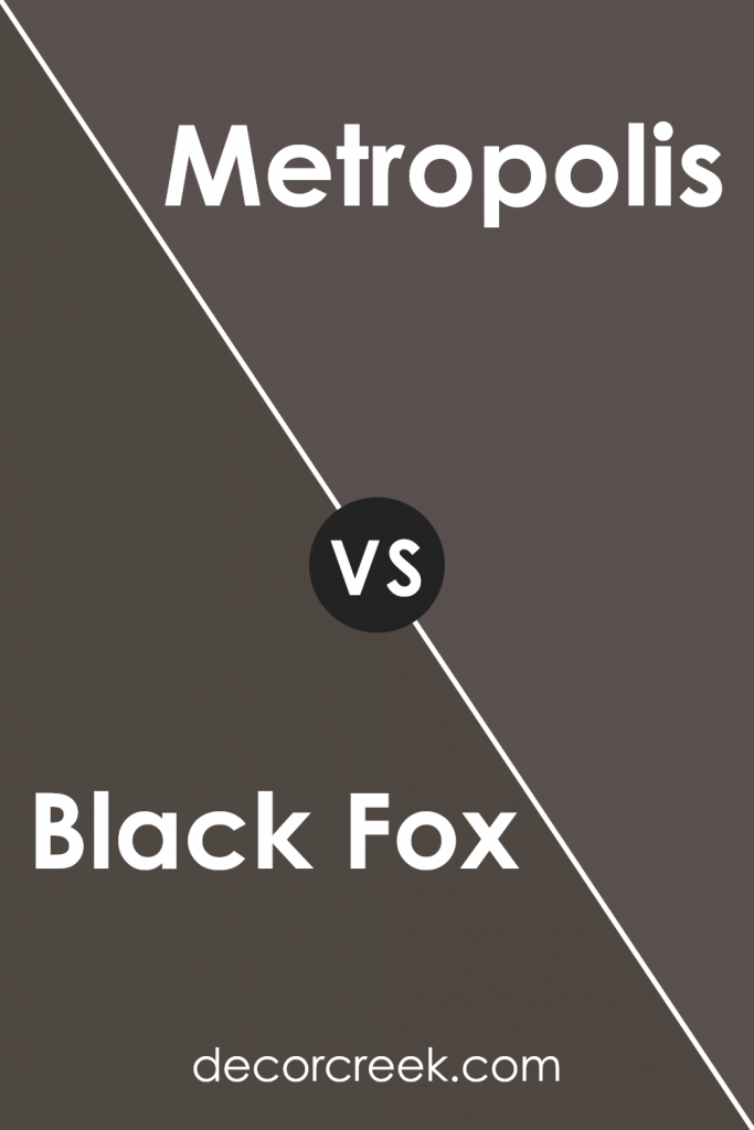 Black Fox SW 7020 Paint Color by Sherwin Williams - DecorCreek