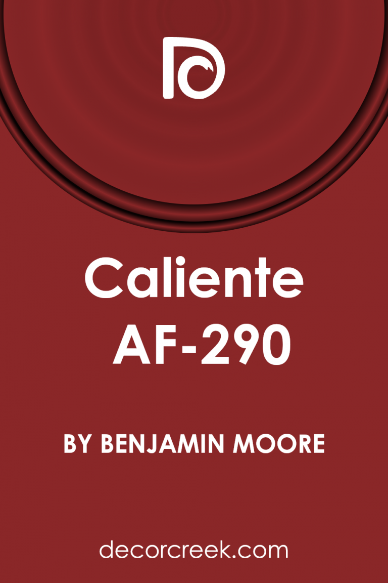 Caliente AF-290 Paint Color by Benjamin Moore - DecorCreek