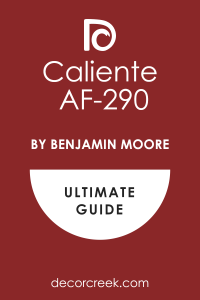 Caliente AF-290 Paint Color by Benjamin Moore - DecorCreek