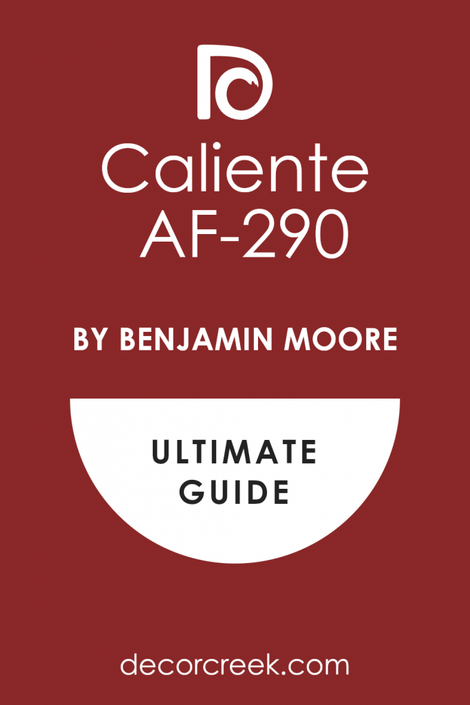Caliente AF-290 Paint Color by Benjamin Moore - DecorCreek