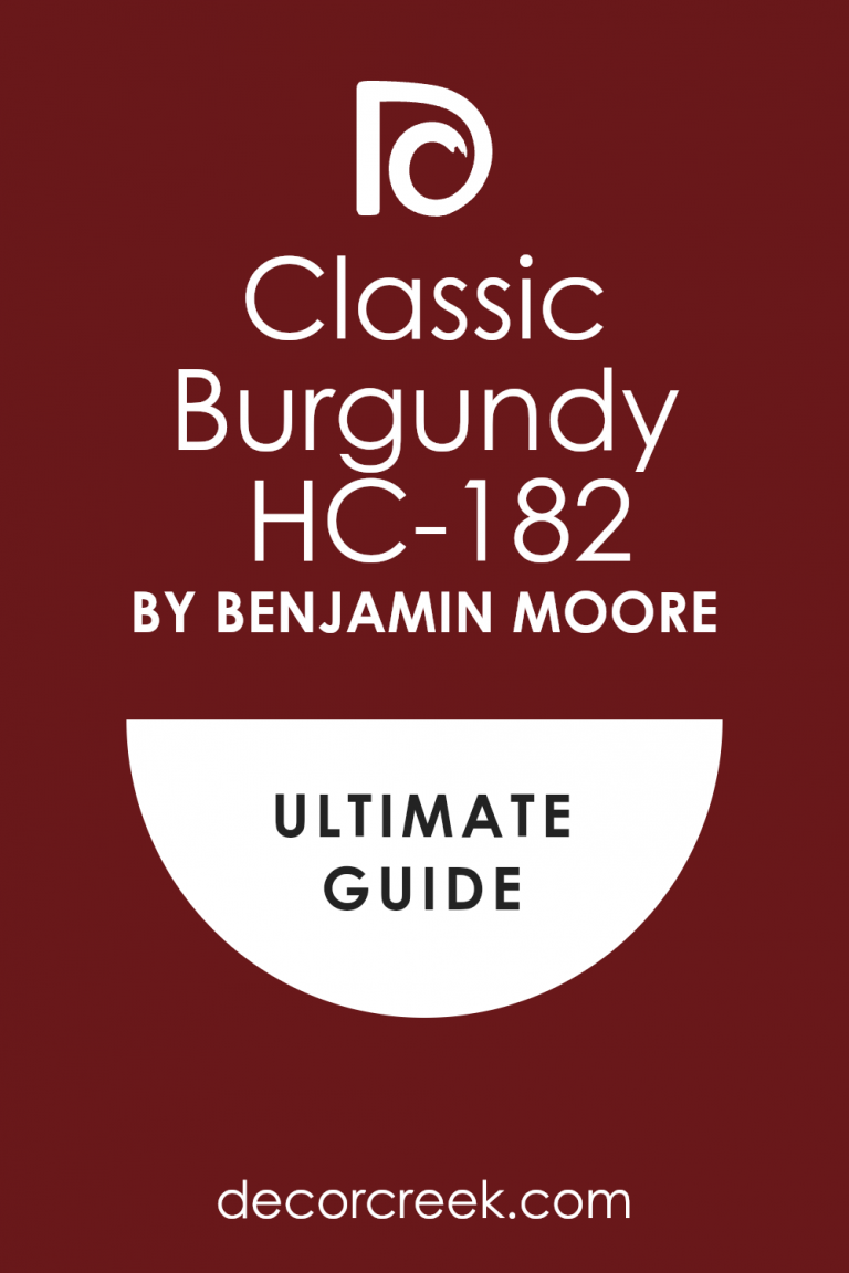 Classic Burgundy HC-182 Paint Color by Benjamin Moore - DecorCreek