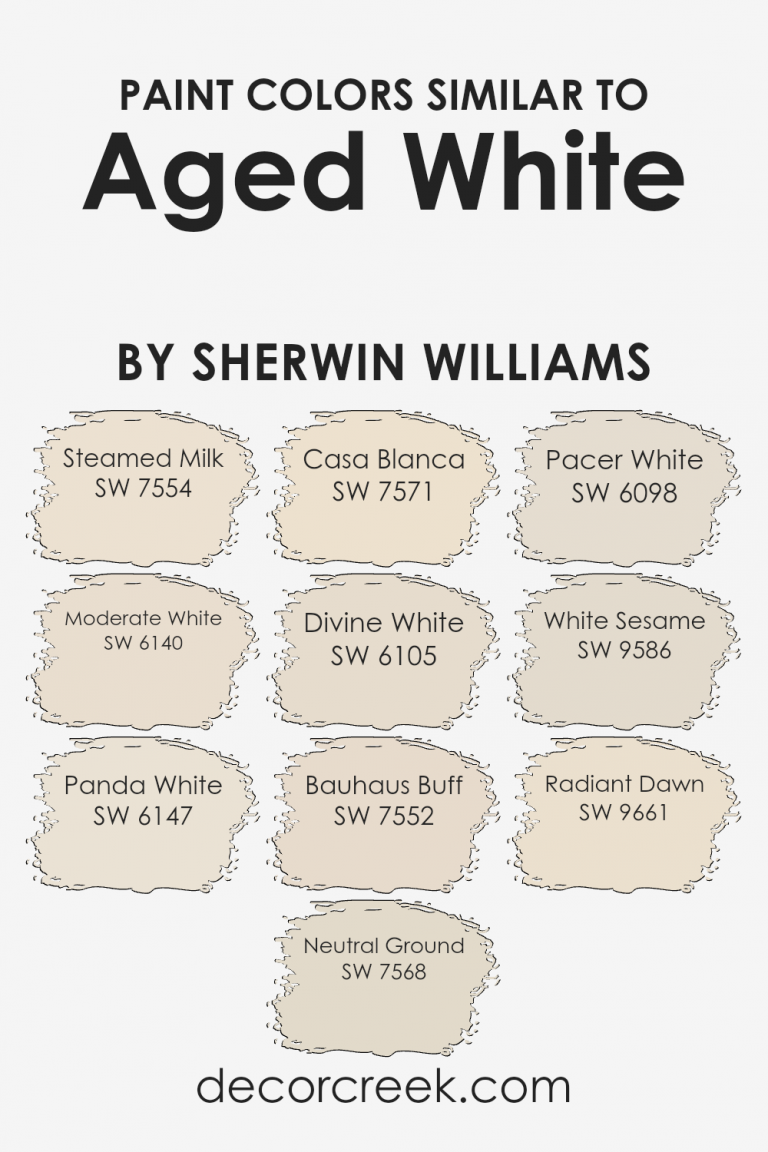 Aged White SW 9180 Paint Color by Sherwin Williams - DecorCreek
