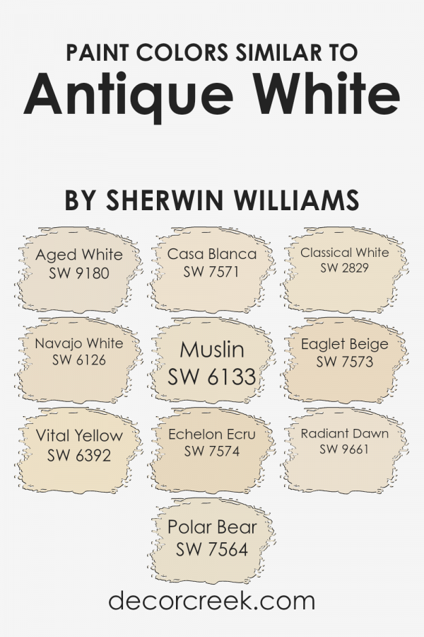 Antique White SW 6119 Paint Color by Sherwin Williams - DecorCreek